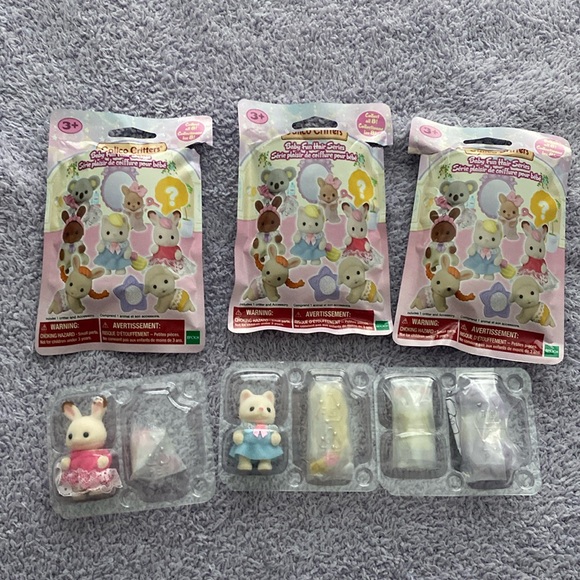 Calico Critters | Toys | Calico Critters Baby Fun Hair Series Crme ...